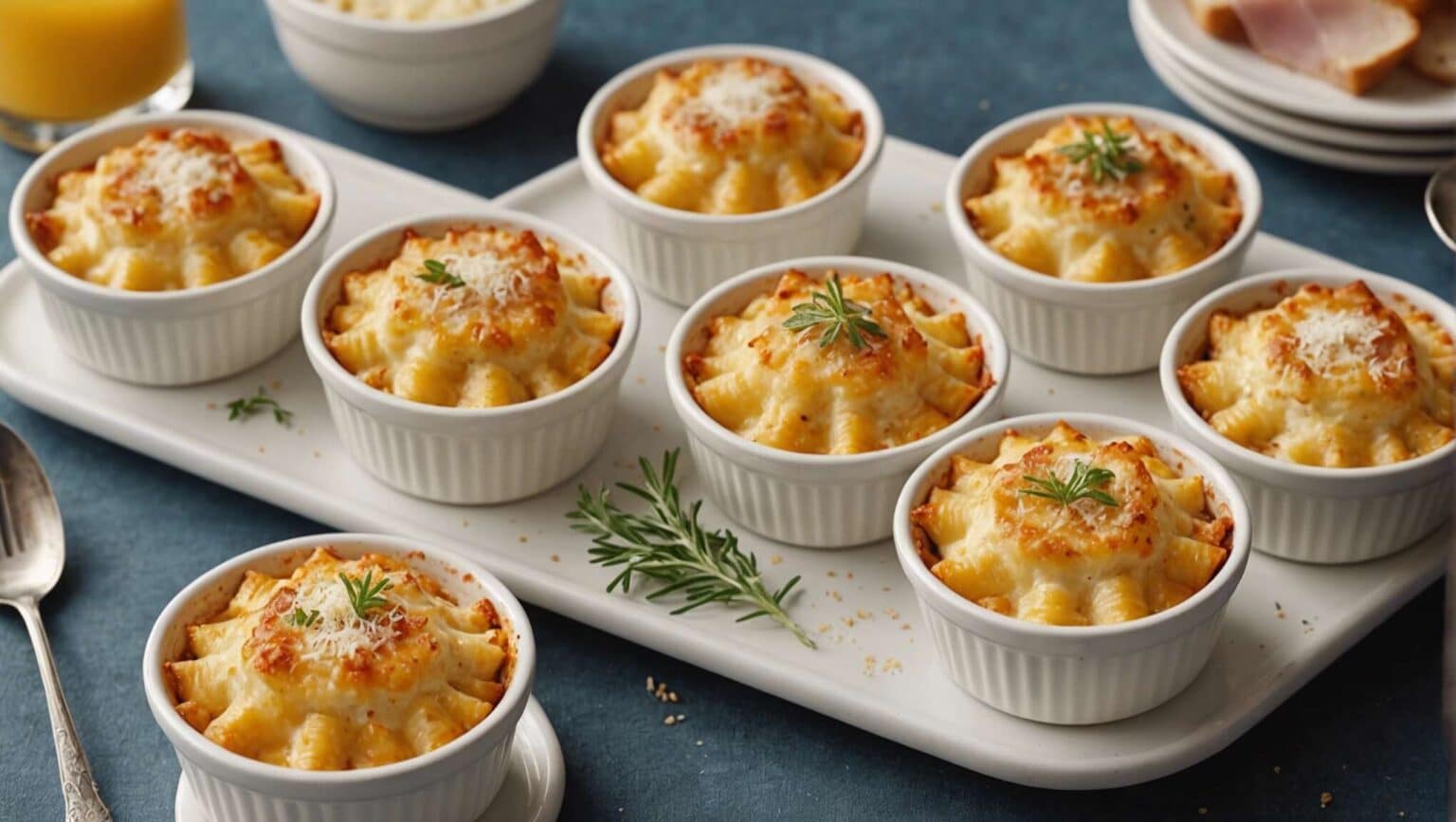 Gratin de pâtes en mini cocottes : recette facile pour repas conviviaux ...