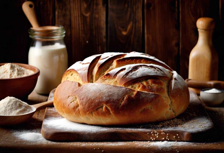Recette Pain de Campagne sur Poolish : pétrissage, panification et ...