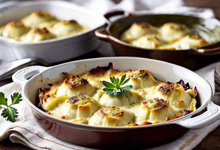 Recette mini cocottes de fonds d'artichauts gratinés - Simple et gourmande