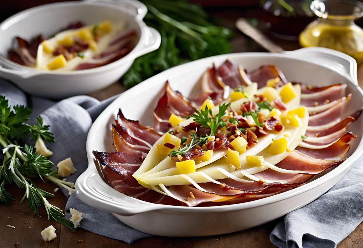 Recette d'endives braisées aux lardons : saveurs et simplicité