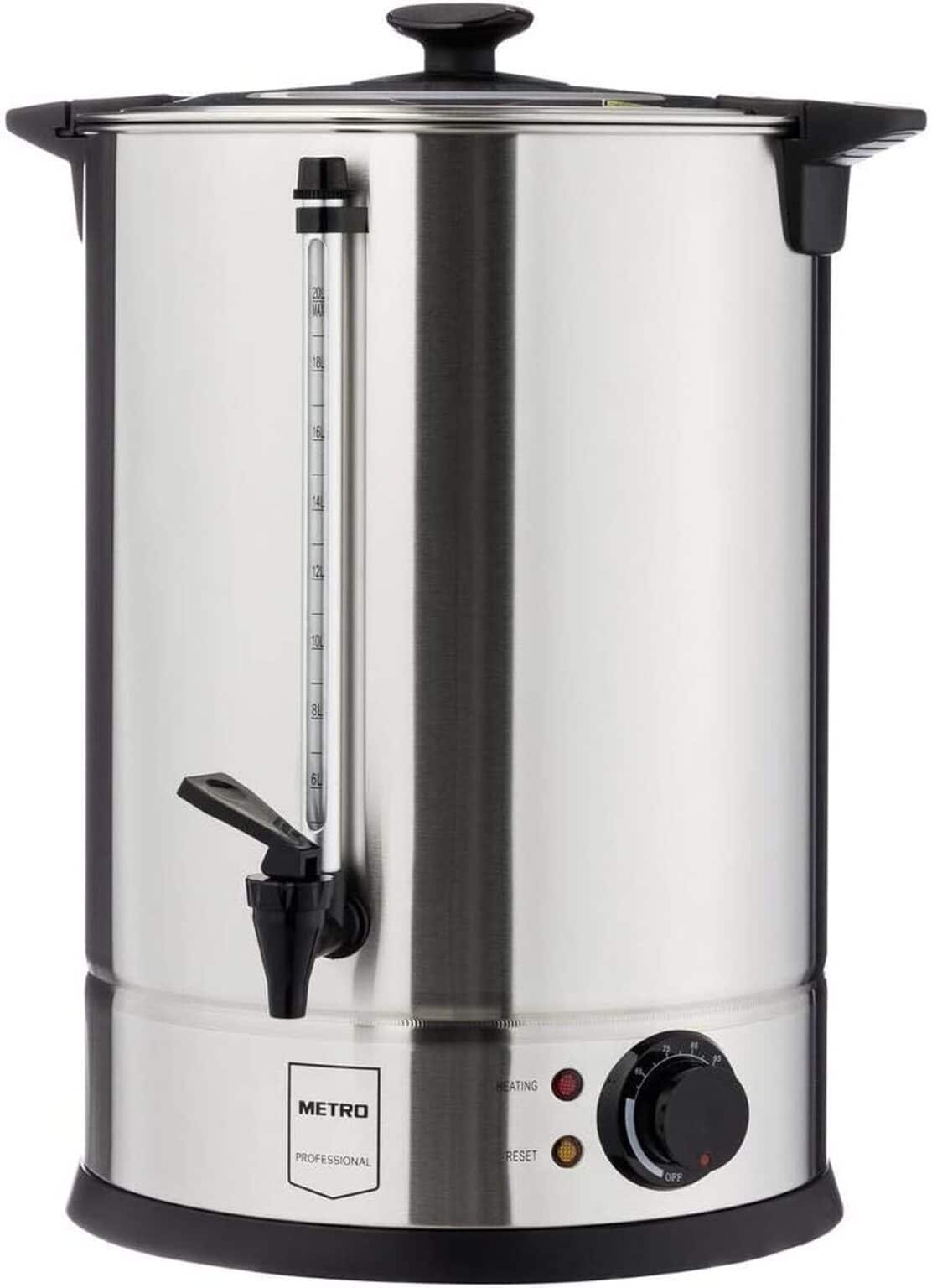 Test : bouilloire METRO Professional GWB1020, 20 l, 2600 W